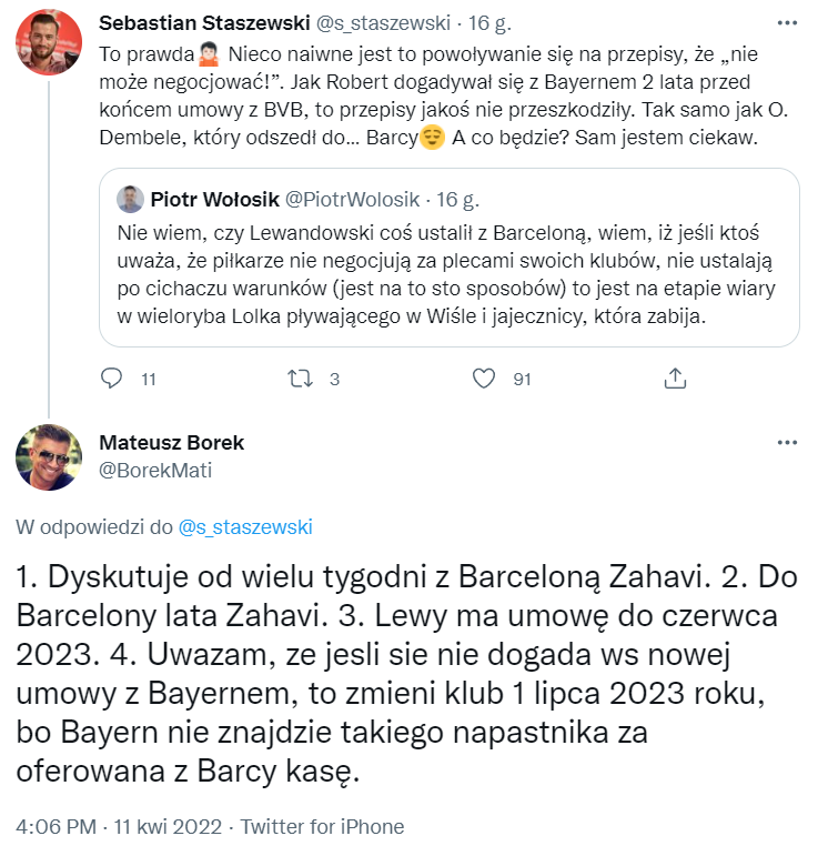 Mateusz Borek WYJAŚNIA sytuację na linii Barca - Lewy :D - Footroll