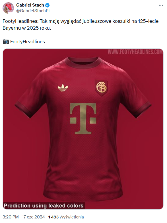 Oto jubileuszowe KOSZULKI Bayernu! Wow! - Footroll