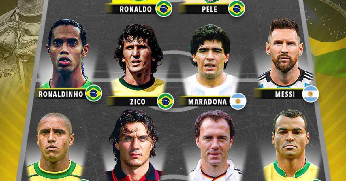 NAJLEPSZA XI w historii oczami Ronaldo Nazario! - Footroll