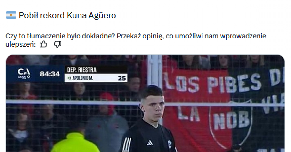 REKORD AGUERO POBITY! Oto nowy NAJMŁODSZY debiutant w lidze argentyńskiej, który ma... O.o ...