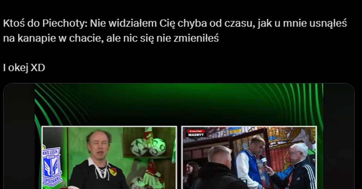 HIT! Dominik Piechota kończy wywiad, a ktoś do niego... xD - Footroll